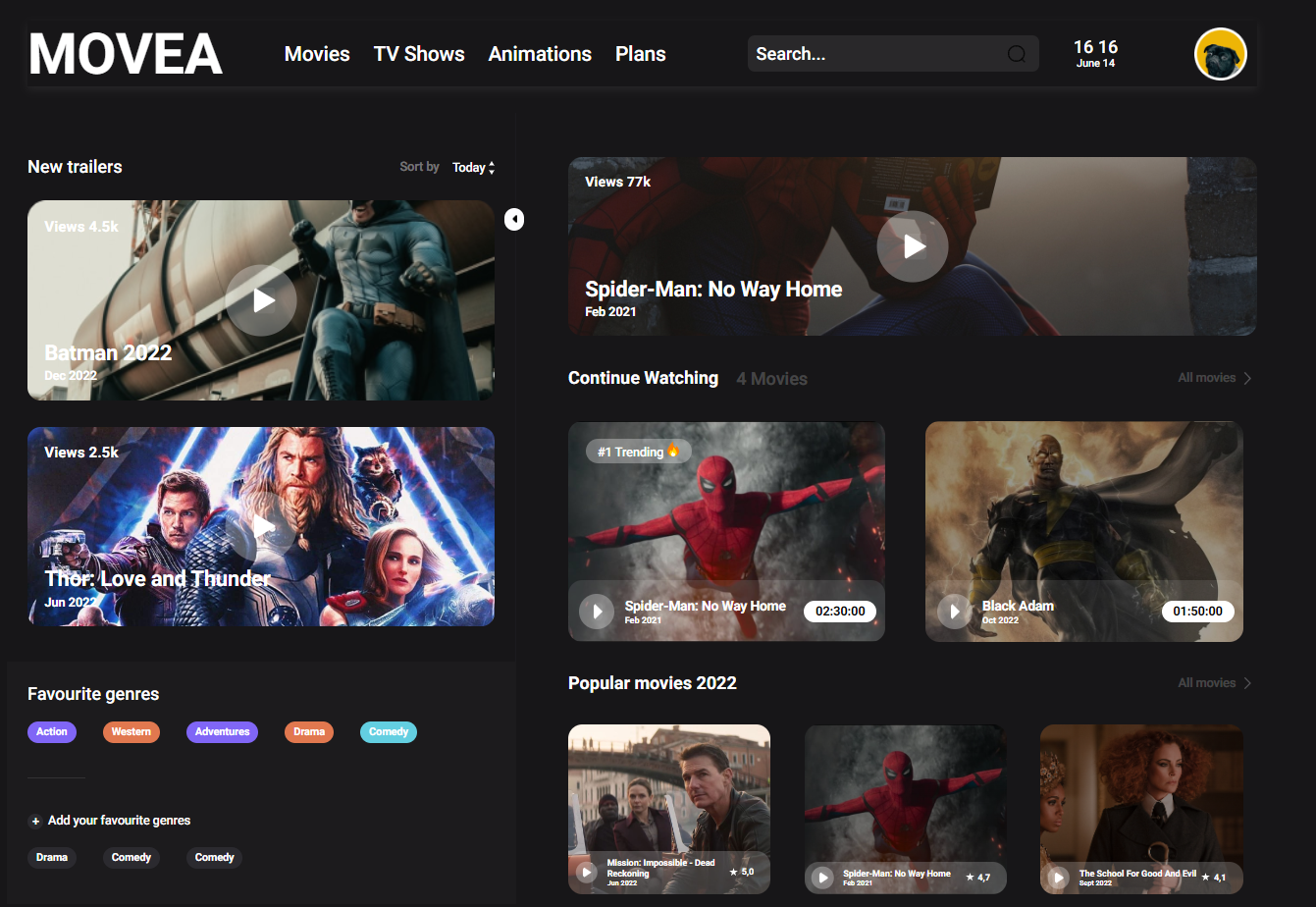 GitHub - LaNadia/MoveaProject