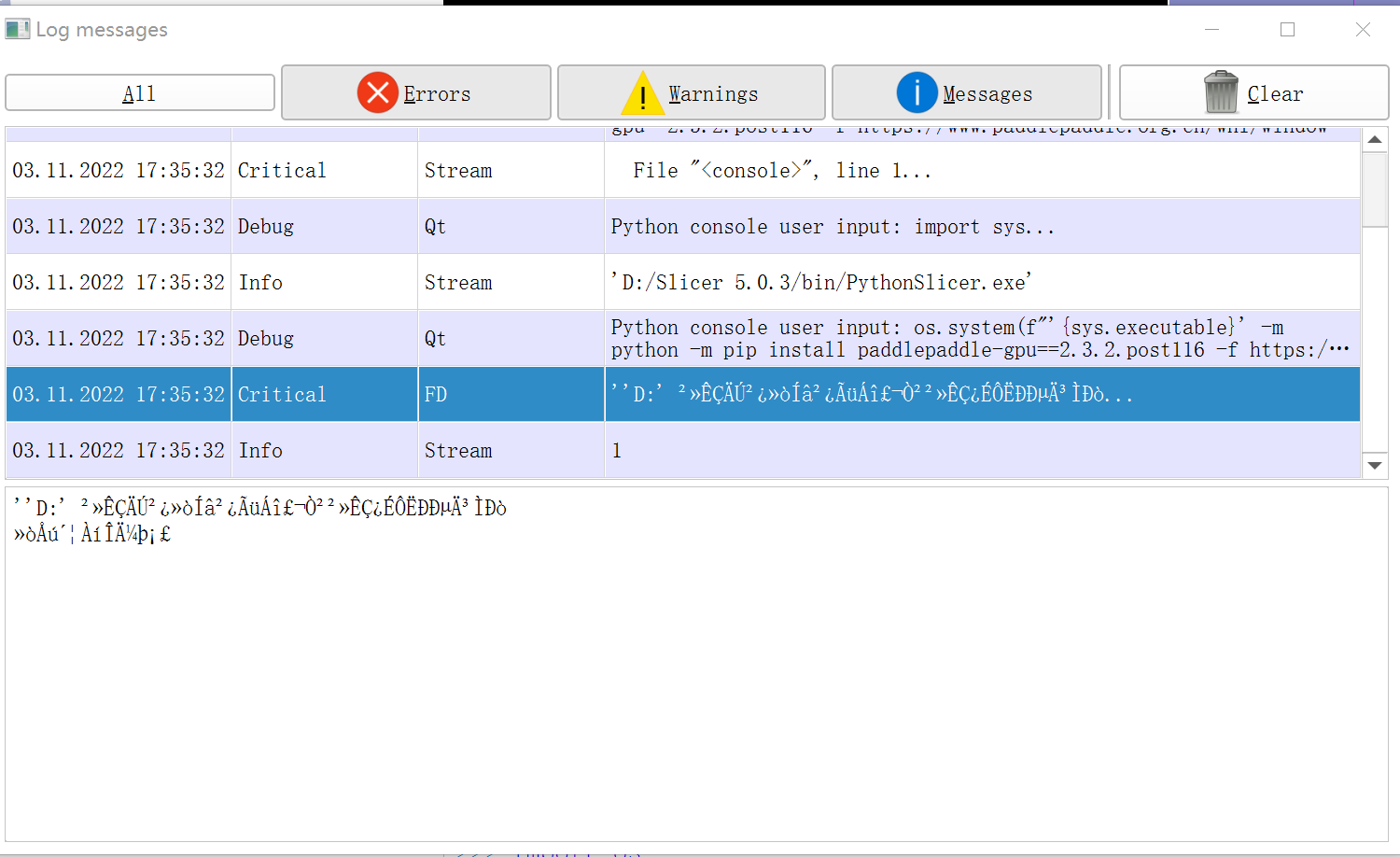 3D slicer 安装paddle报错 · Issue #2697 · PaddlePaddle/PaddleSeg · GitHub