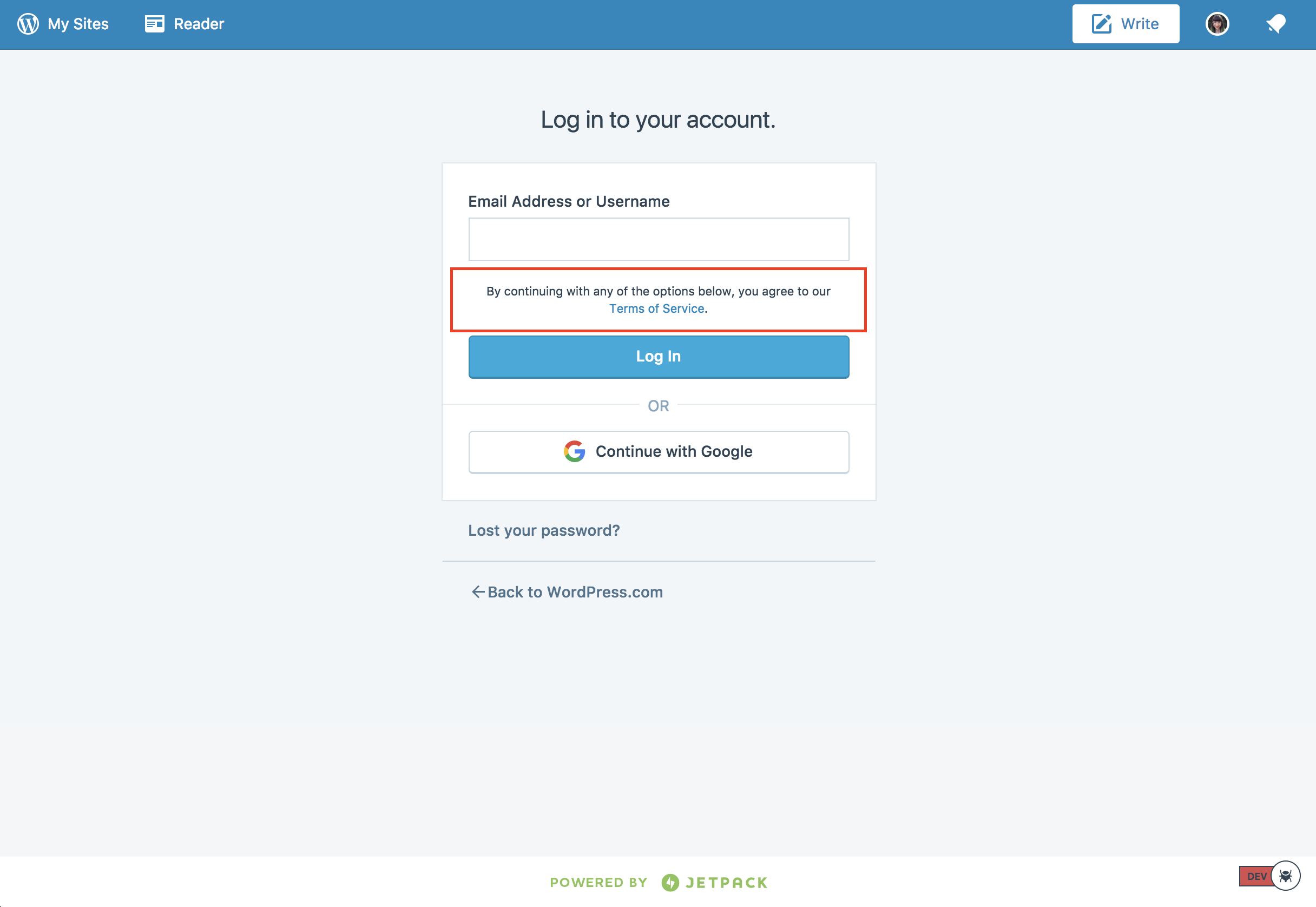 Login: Visual feedback / tweaks & bugs · Issue #20364 · Automattic/wp ...