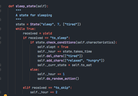 GitHub - yakorch/DaySimulator: A day simulator using finite state machine implementation, where ...