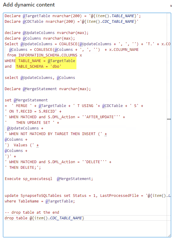 Synapsetosqladf Incrementalexportsql Merge Activity Not Working Correctly · Issue 155