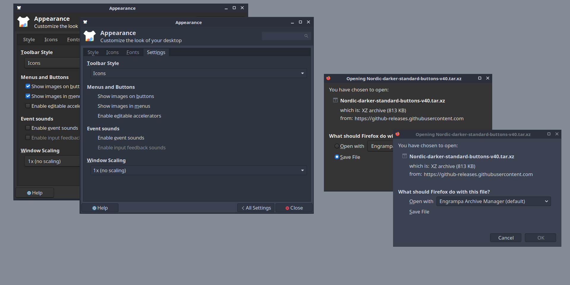 [Xfce] Radio buttons and checkboxes are missing? · Issue #168 · EliverLara/Nordic · GitHub