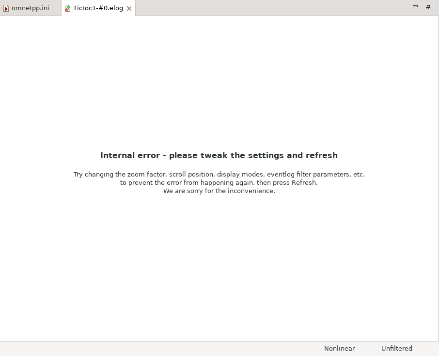 Filter In Eventlog Gives Internal Error Even With Bugfix 932 · Issue 938 · Omnetppomnetpp · Github