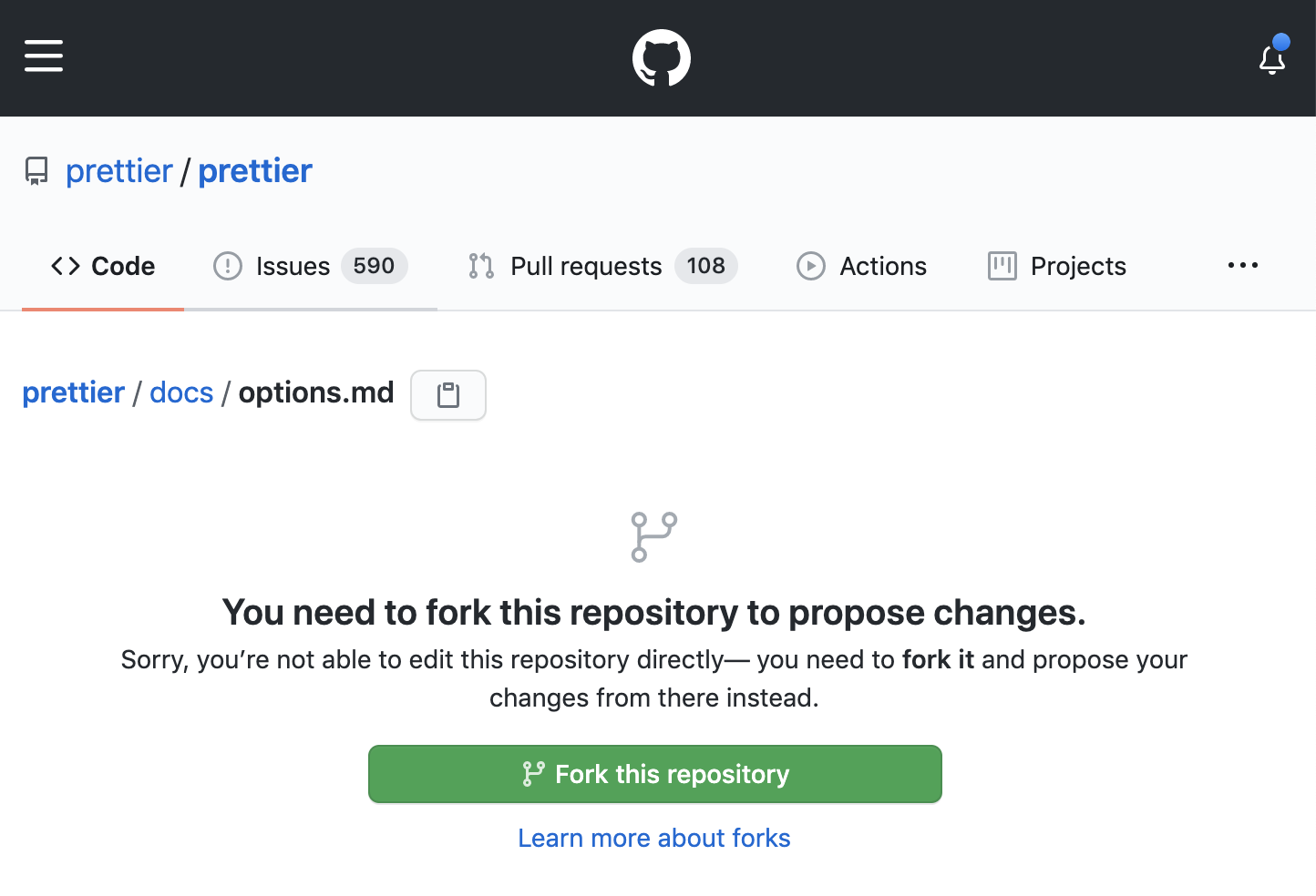 Incorrect link to remark-parse package in Options doc file · Issue #8781 · prettier/prettier ...