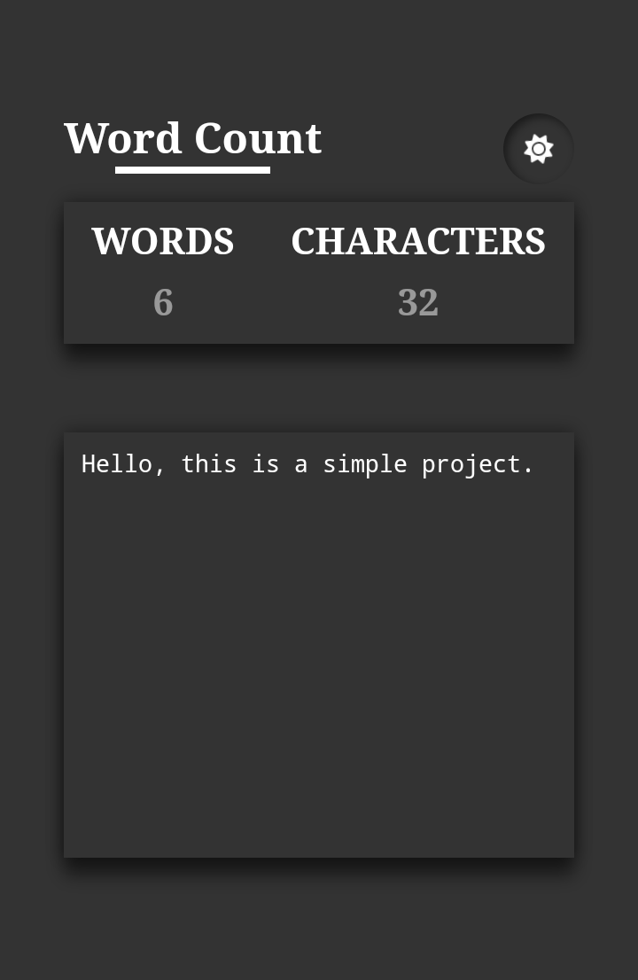 GitHub - austincodewebs/word-counter: A simple word counter with dark ...