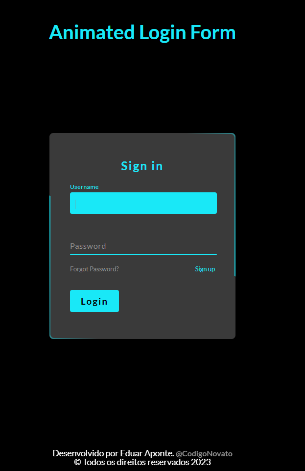GitHub - EduarAponte/Formulario-de-Login-Animado