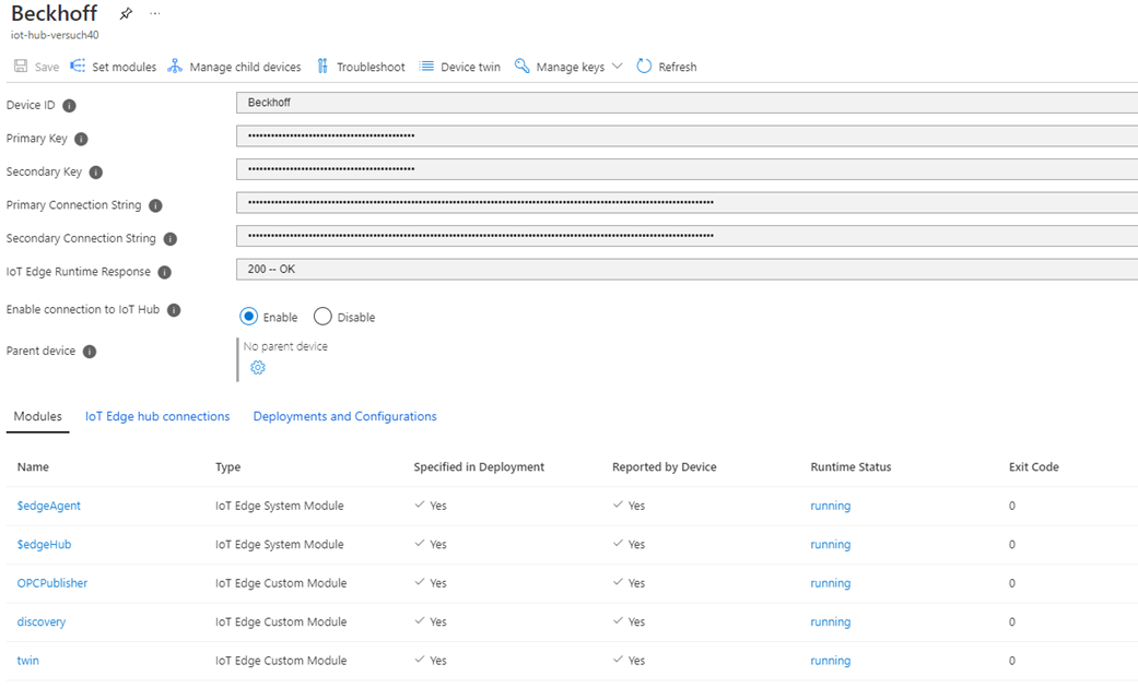 Communicate with OPC Twin Module · Issue #1428 · Azure/Industrial-IoT · GitHub