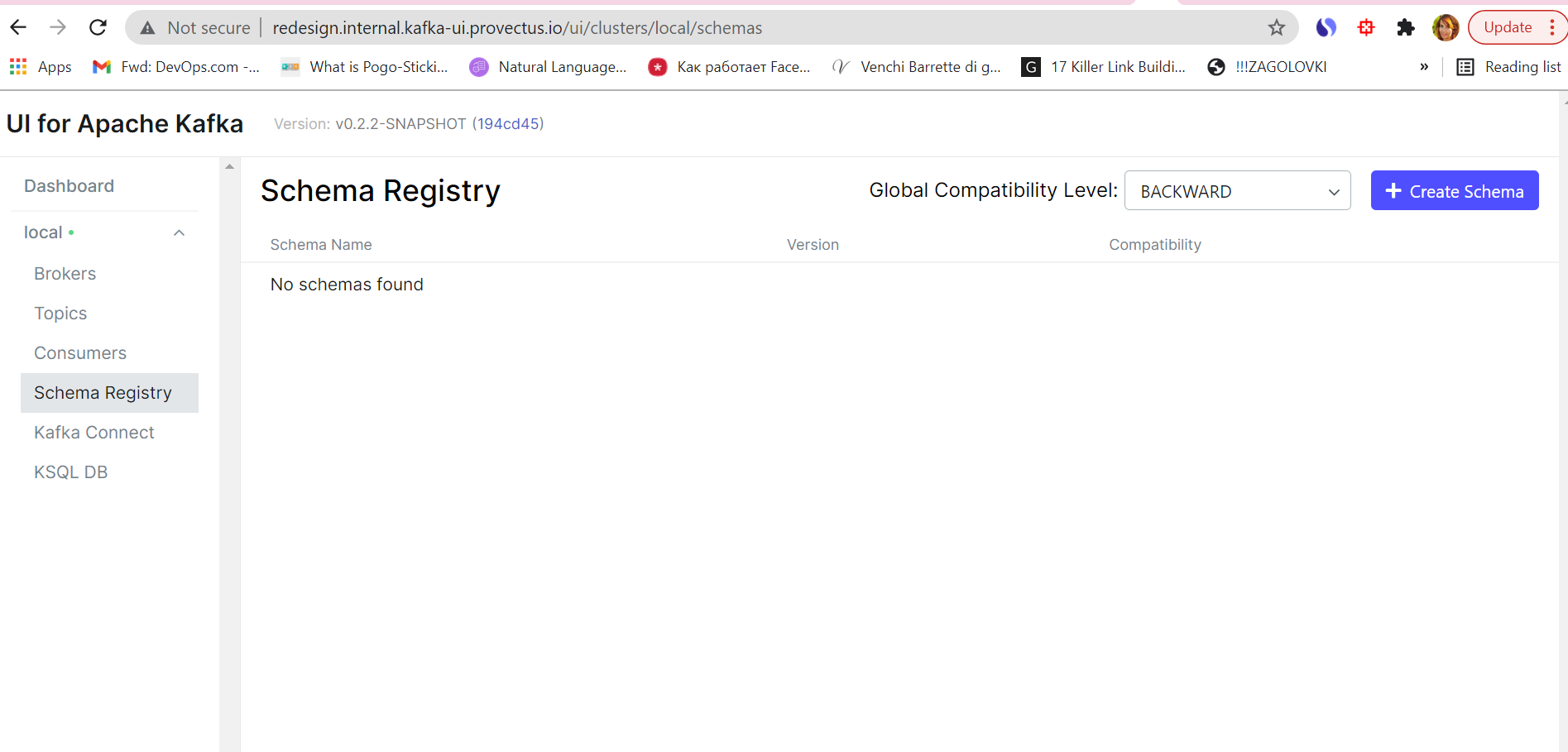 Invalid list of schemas after removing 1 of the schemas · Issue #1189 · provectus/kafka-ui · GitHub