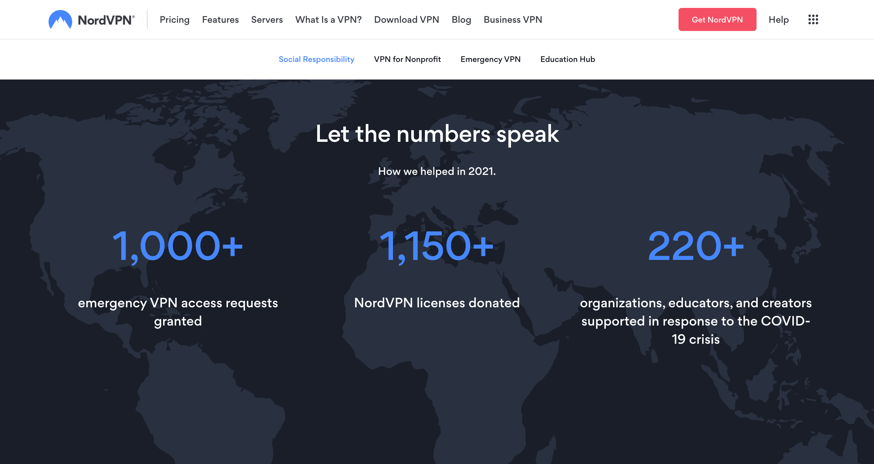 SHOWCASE: NordVPN's social responsibility website powered by Astro and ...