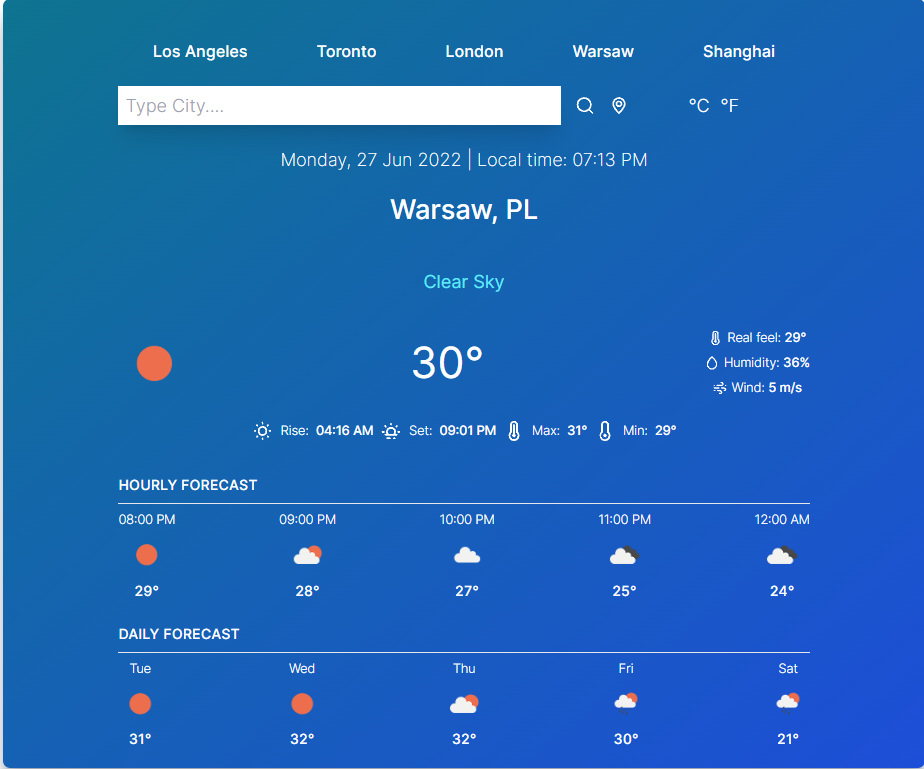 GitHub - bchanowski/react-weather-app GitHub - bchanowski/react-weather-app