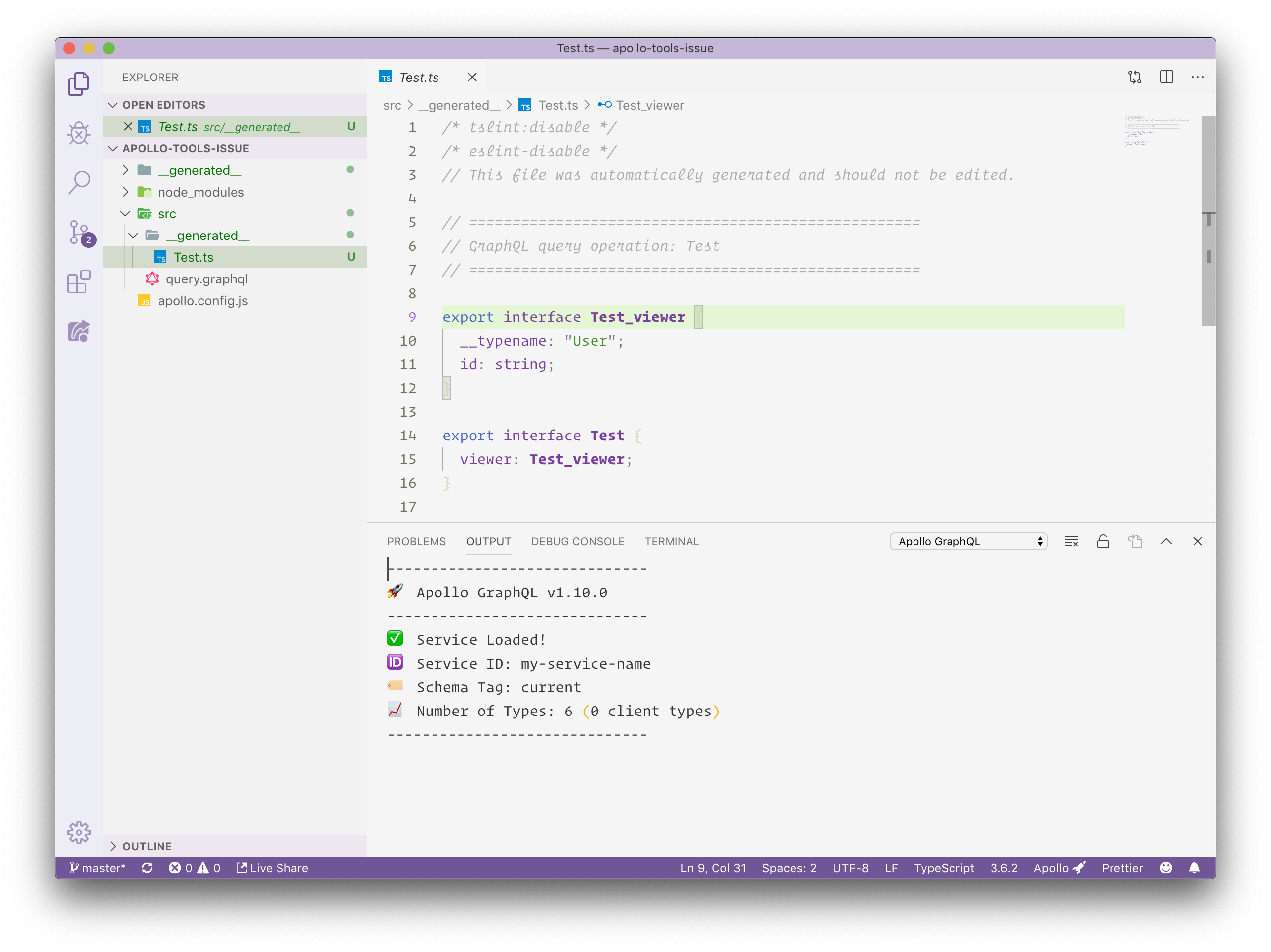 Vscode Extension Service Stats Could Not Be Loaded · Issue 1440 · Apollographqlapollo Tooling