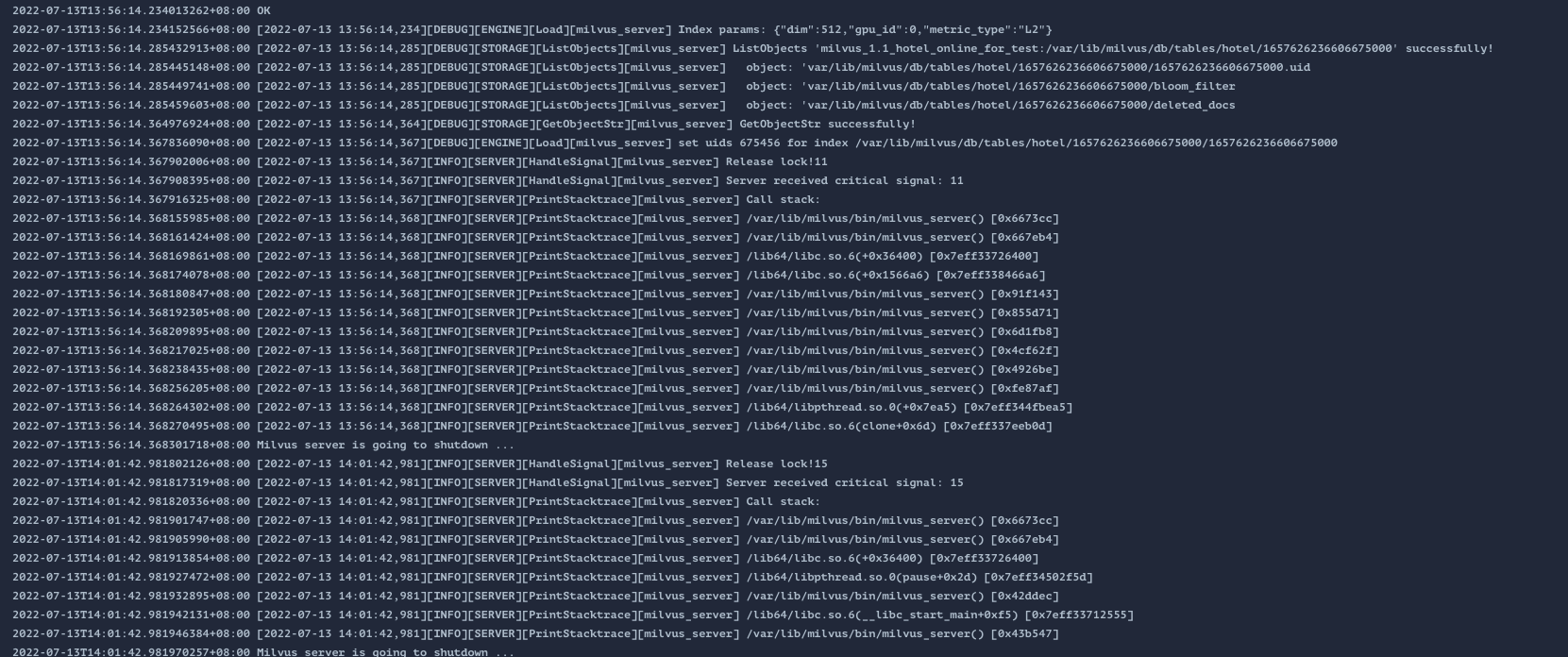 Bug After The Index Is Built The Write Node Restarts Repeatedly · Issue 18221 · Milvus Io