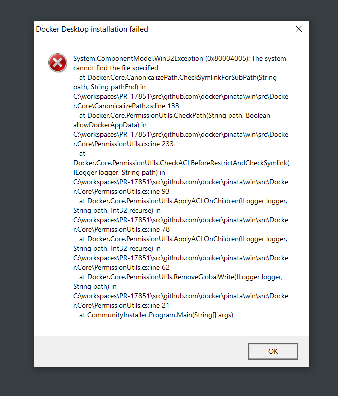 Error installing/upgrading to Docker 4.8.1 or 4.8.2 · Issue #12711 ...
