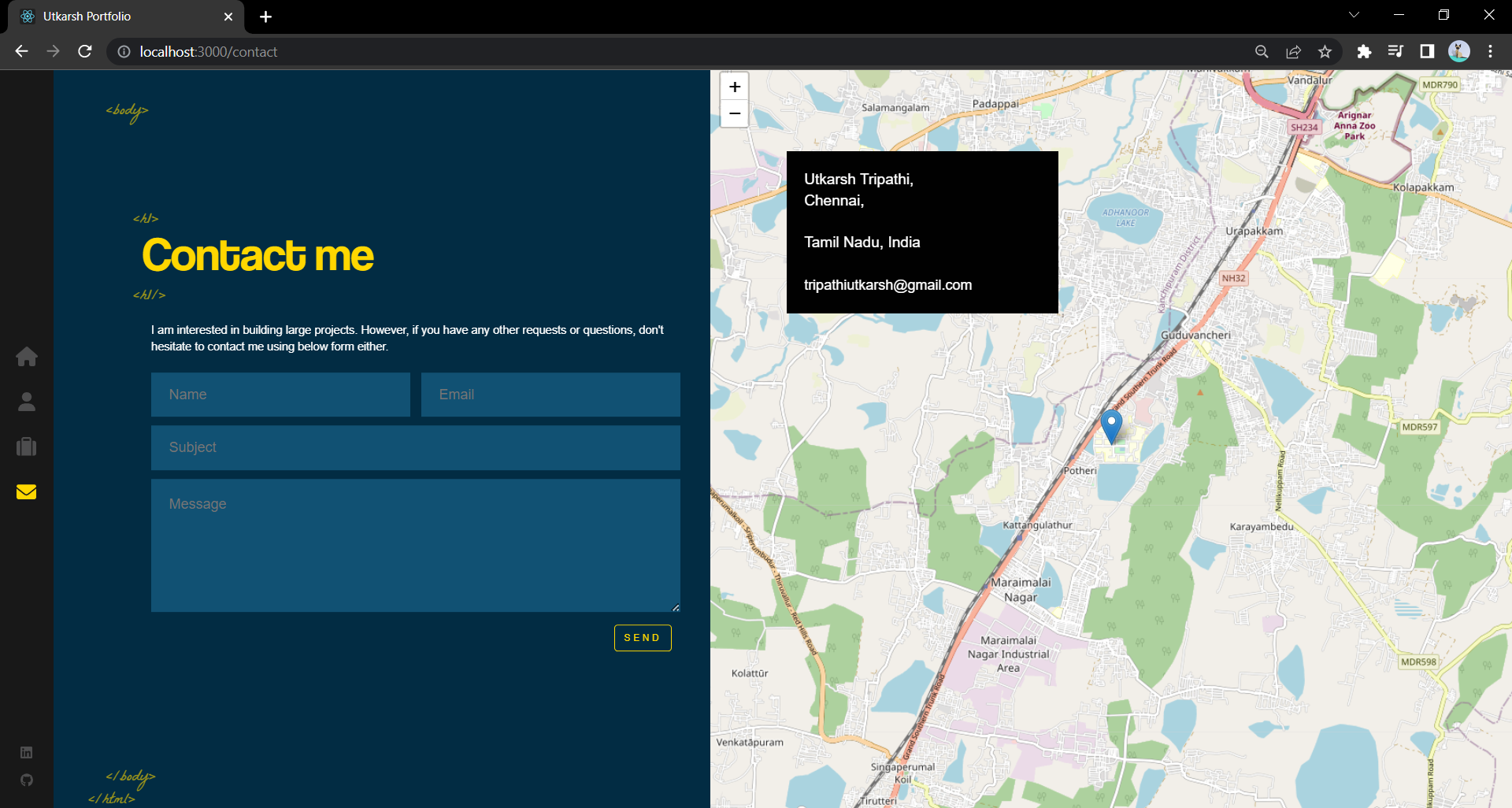 GitHub - Utkarsh3010/Personal-portfolio: Personal-portfolio using ReactJs