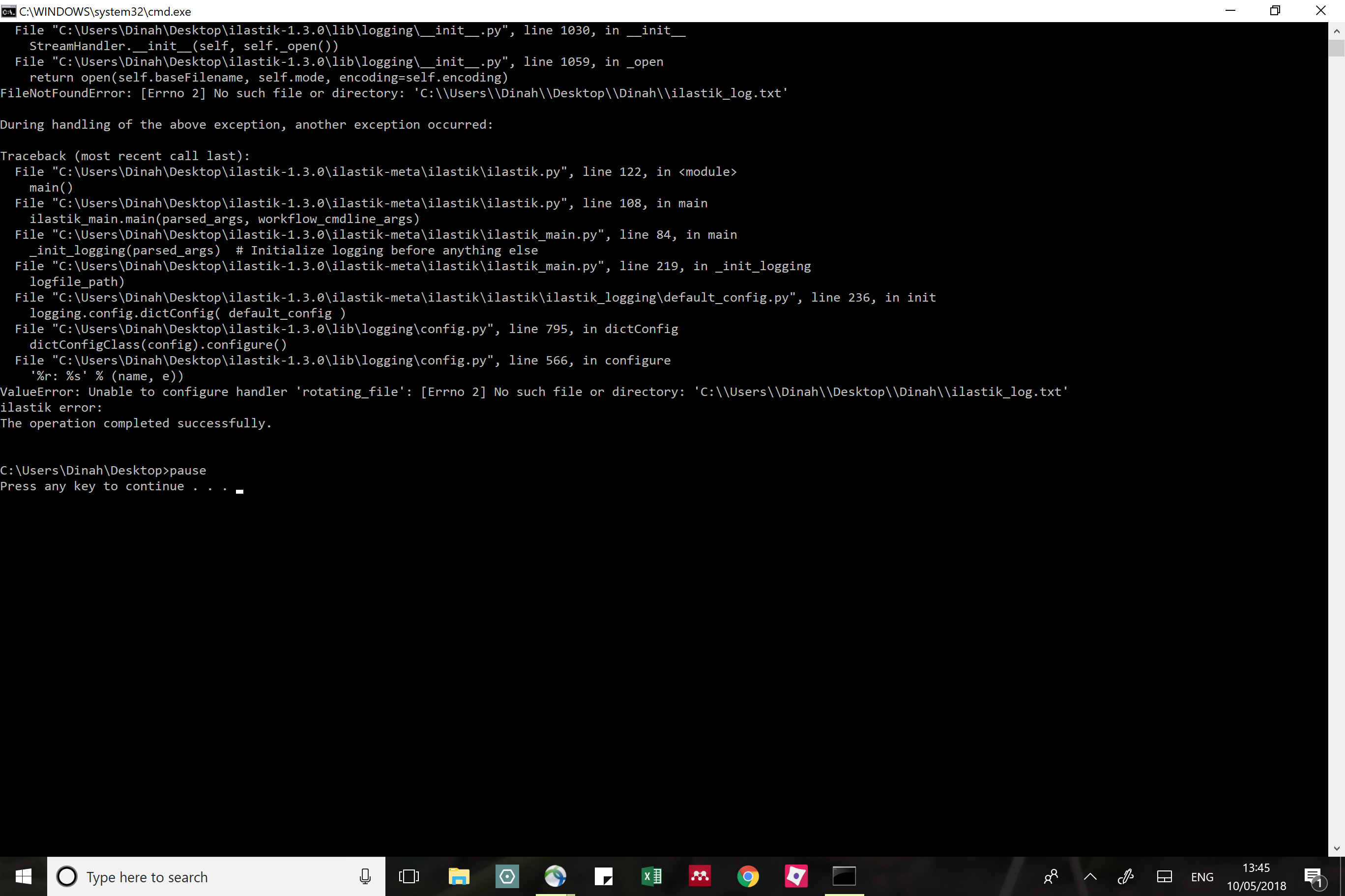 Ilastik will not run · Issue #1783 · ilastik/ilastik · GitHub