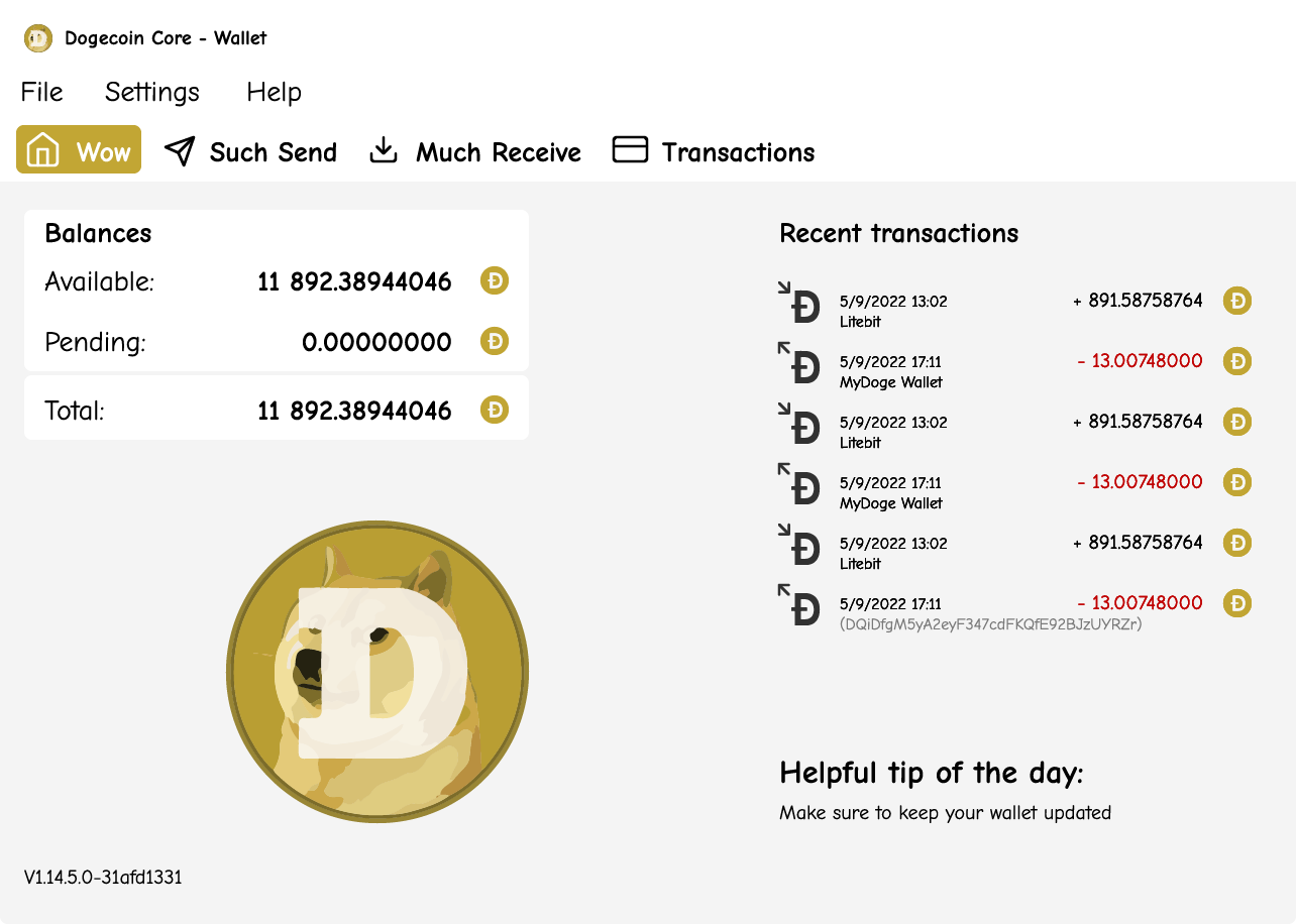 Dogecoin Core Design Suggestion · Issue #2948 · dogecoin/dogecoin · GitHub