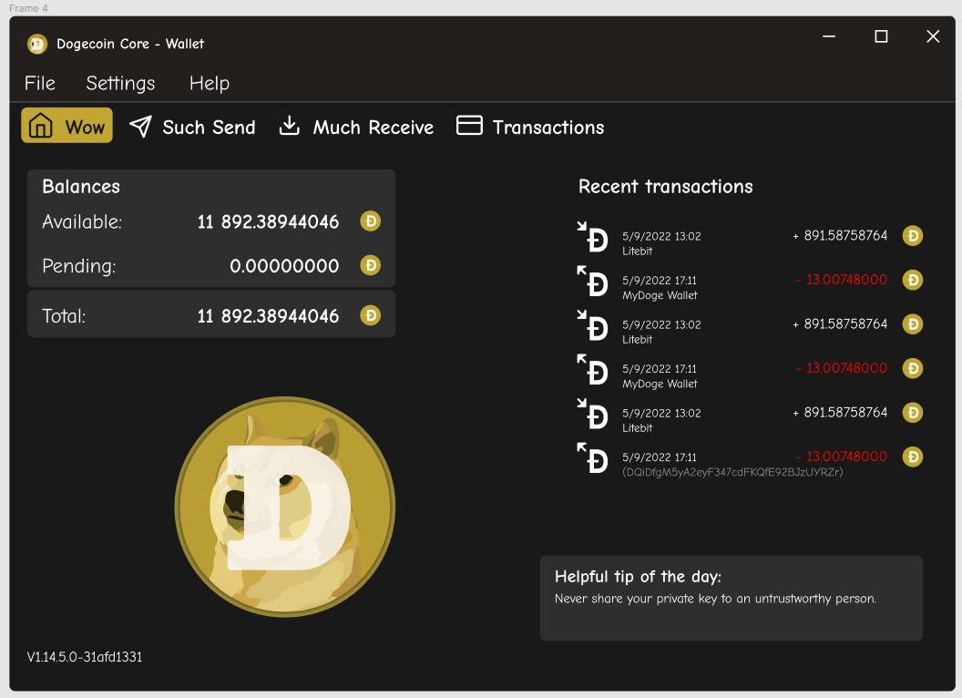 Dogecoin Core Design Suggestion · Issue #2948 · dogecoin/dogecoin · GitHub