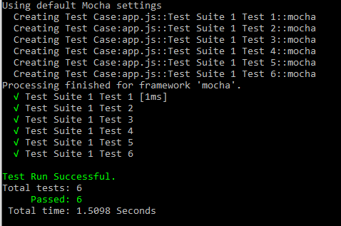 Success mocha test marked Red · Issue #2127 · microsoft/nodejstools ...