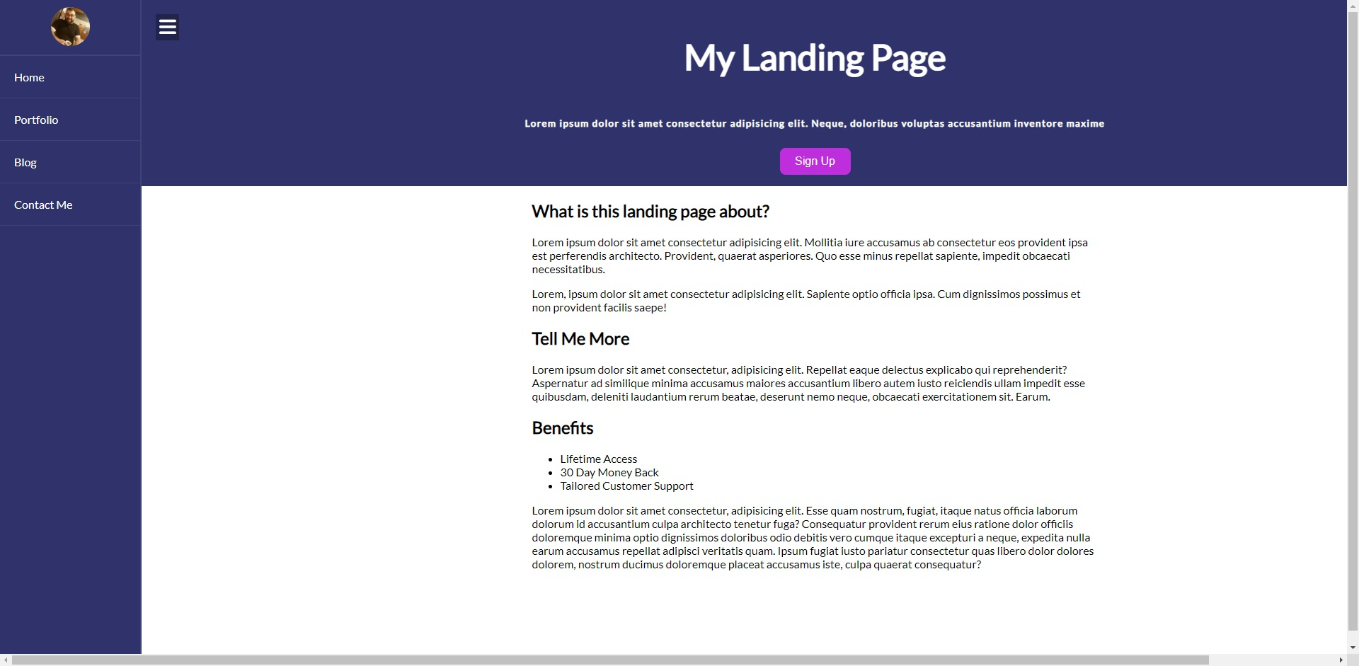 GitHub - AhmedAlaa21/Landing-Page
