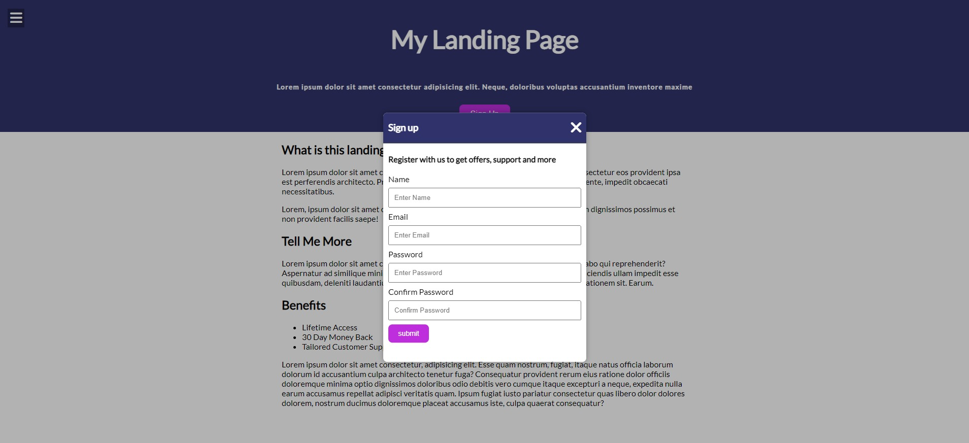 GitHub - AhmedAlaa21/Landing-Page