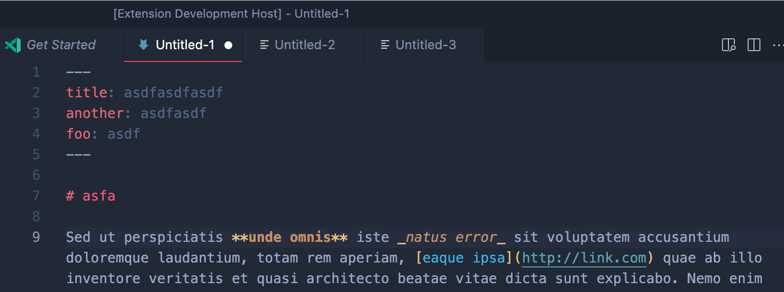 support for markdown syntax · Issue #5 · kcmr/electron-theme-vscode · GitHub