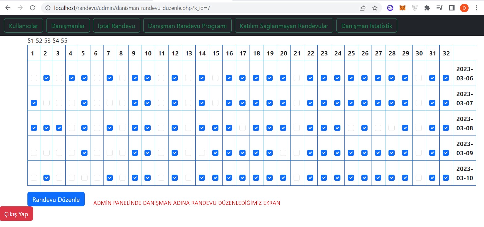 GitHub - sahinkod1/randevu