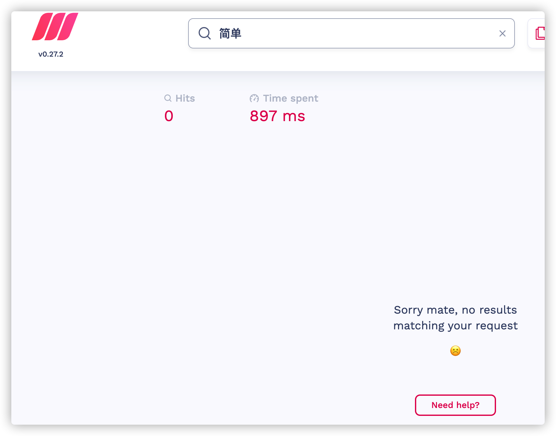 Can't search '简单' · Issue #2499 · meilisearch/meilisearch · GitHub
