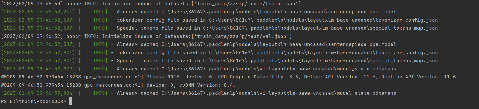 paddleOCR训练时调用GPU时没有报错，但是直接没有输出，cpu加速可以正常使用 · Issue #9016 · PaddlePaddle/PaddleOCR · GitHub