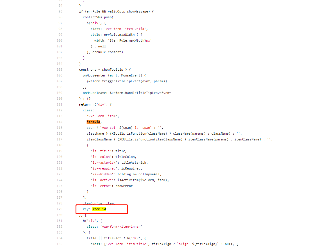 form 组件 form-item key 希望可以改为 item.field · Issue #1956 · x-extends/vxe ...