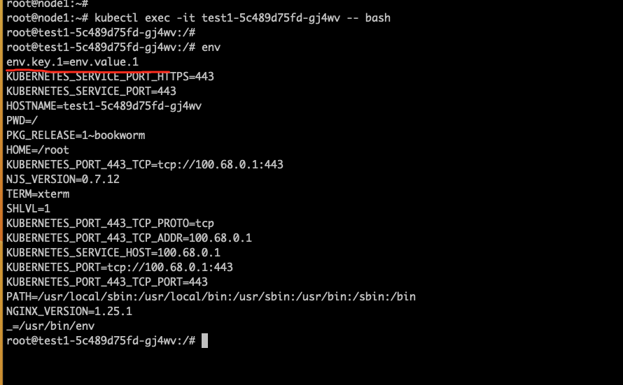 container environment not match between kubesphere terminal and real terminal · Issue #5852 ...
