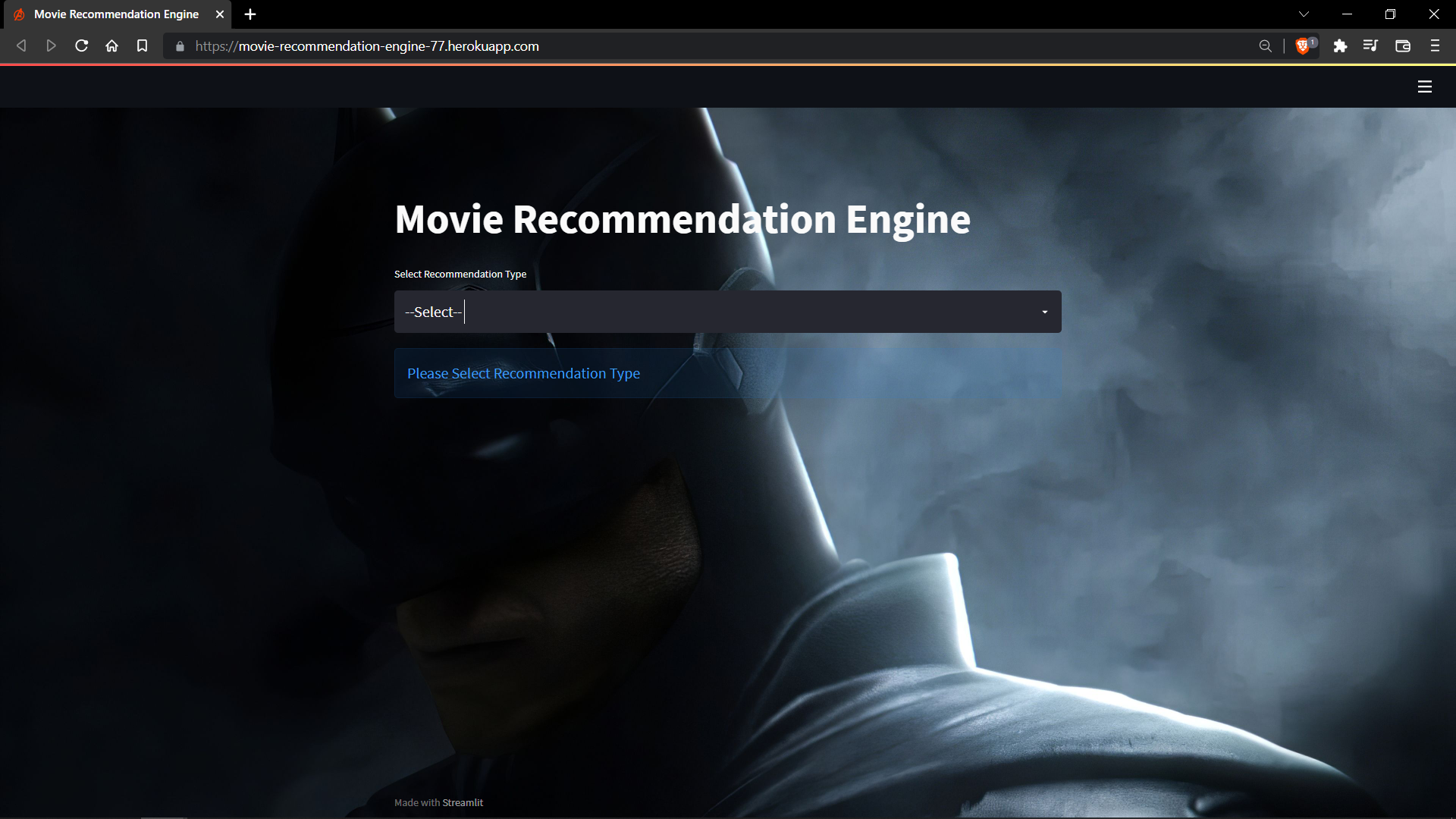 GitHub - gurjaranchal/Movie-Recommendation-Engine