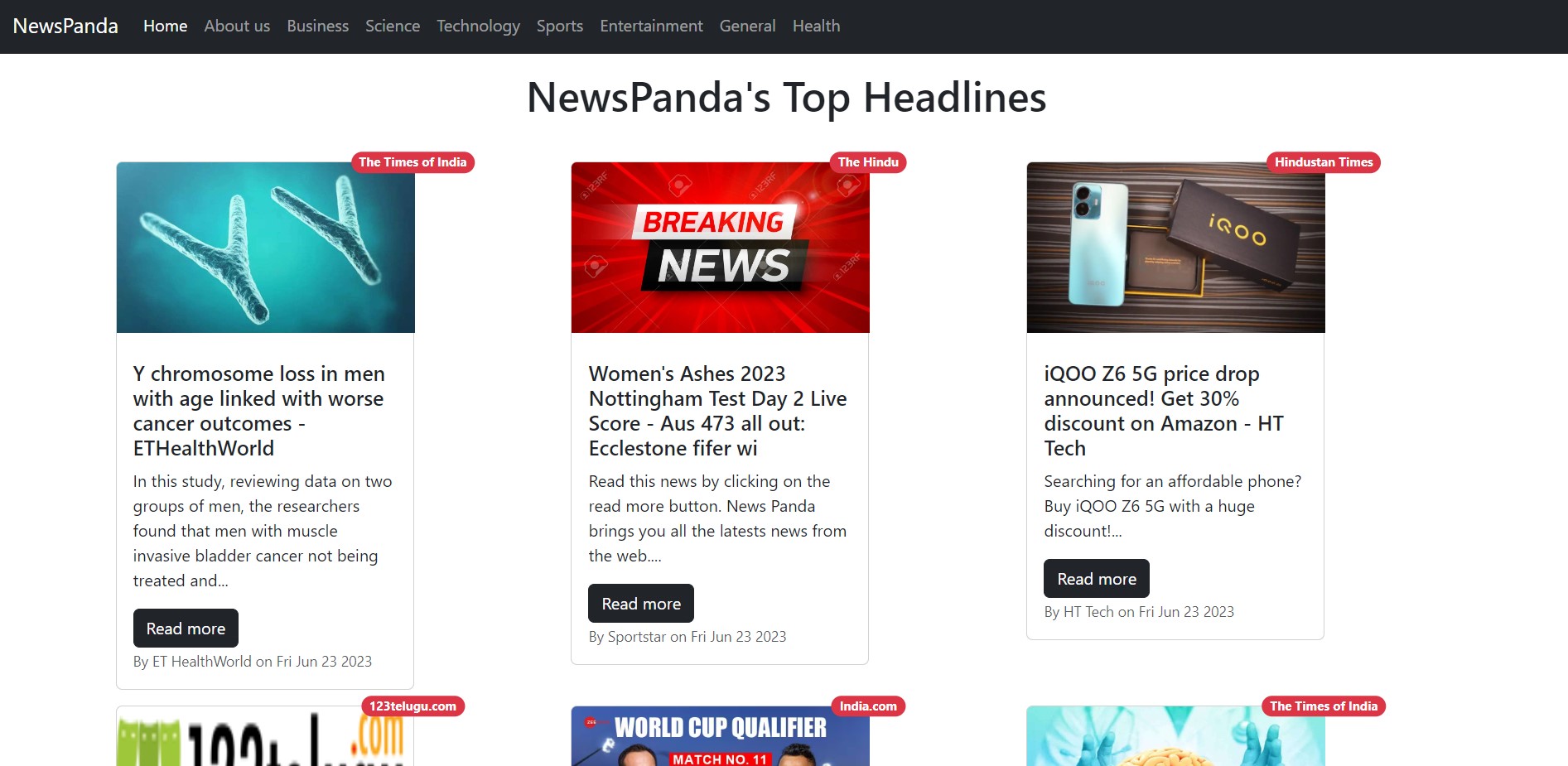 GitHub - Paju980/News-Panda-React-news-app: News Panda provides a comprehensive and interactive ...