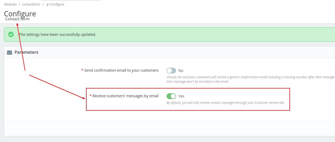 Contact Form Prestashop 1.7.8.8 doen't send emails with Server Cache ON! · Issue #33144 ...