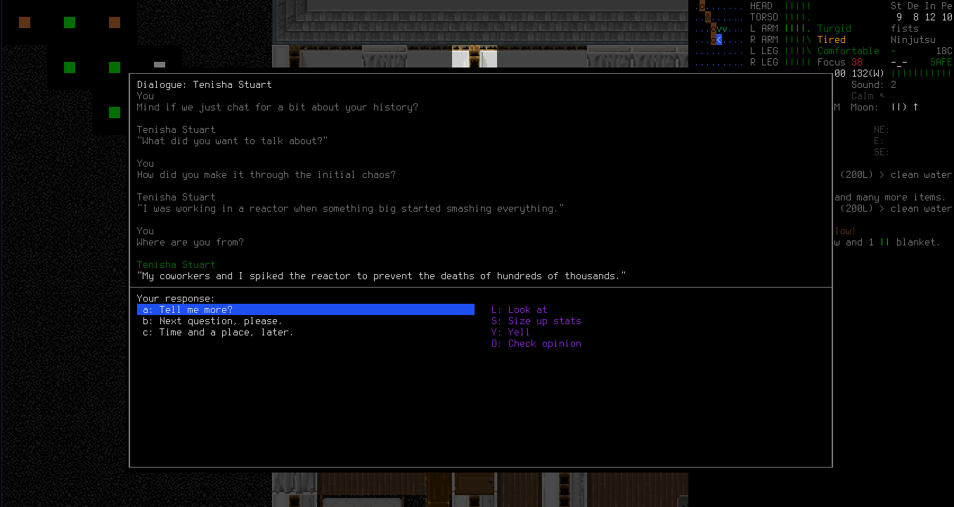 NPC doesn't know what to say for BGSS_RADIATION_2_STORY3 when asked about their story before the ...