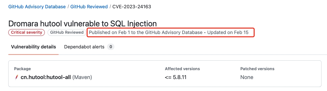 hutool的这个BUG还没修复？ 影响范围 是 5.5.0及以上全部版本 · Issue #15 · murphysecurity/murphysec-jetbrains-plugin ...