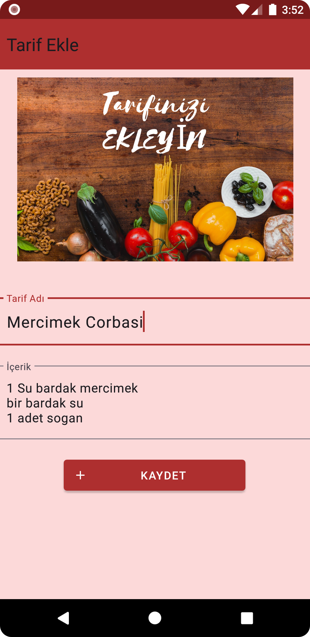 GitHub - ahmetgurr/RecipesApp