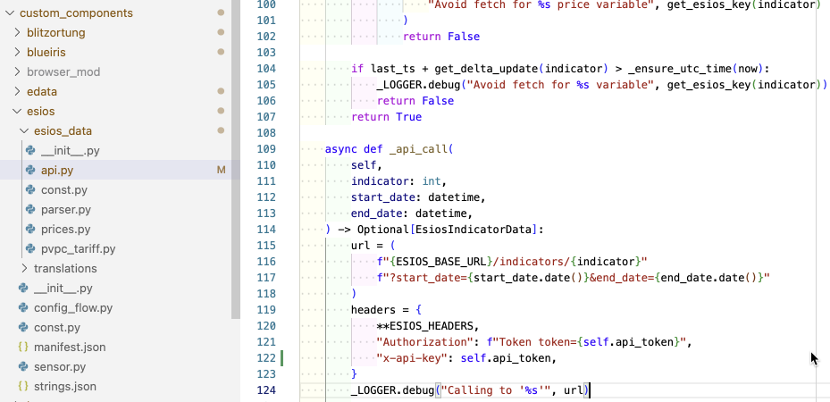 Changes api.esios.ree.es (Spain electricity hourly pricing (PVPC)) · Issue #84071 · home ...