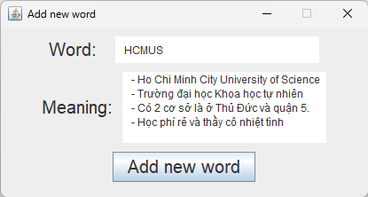 GitHub - tttan308/Dictionary: Generics and Collection exercise.