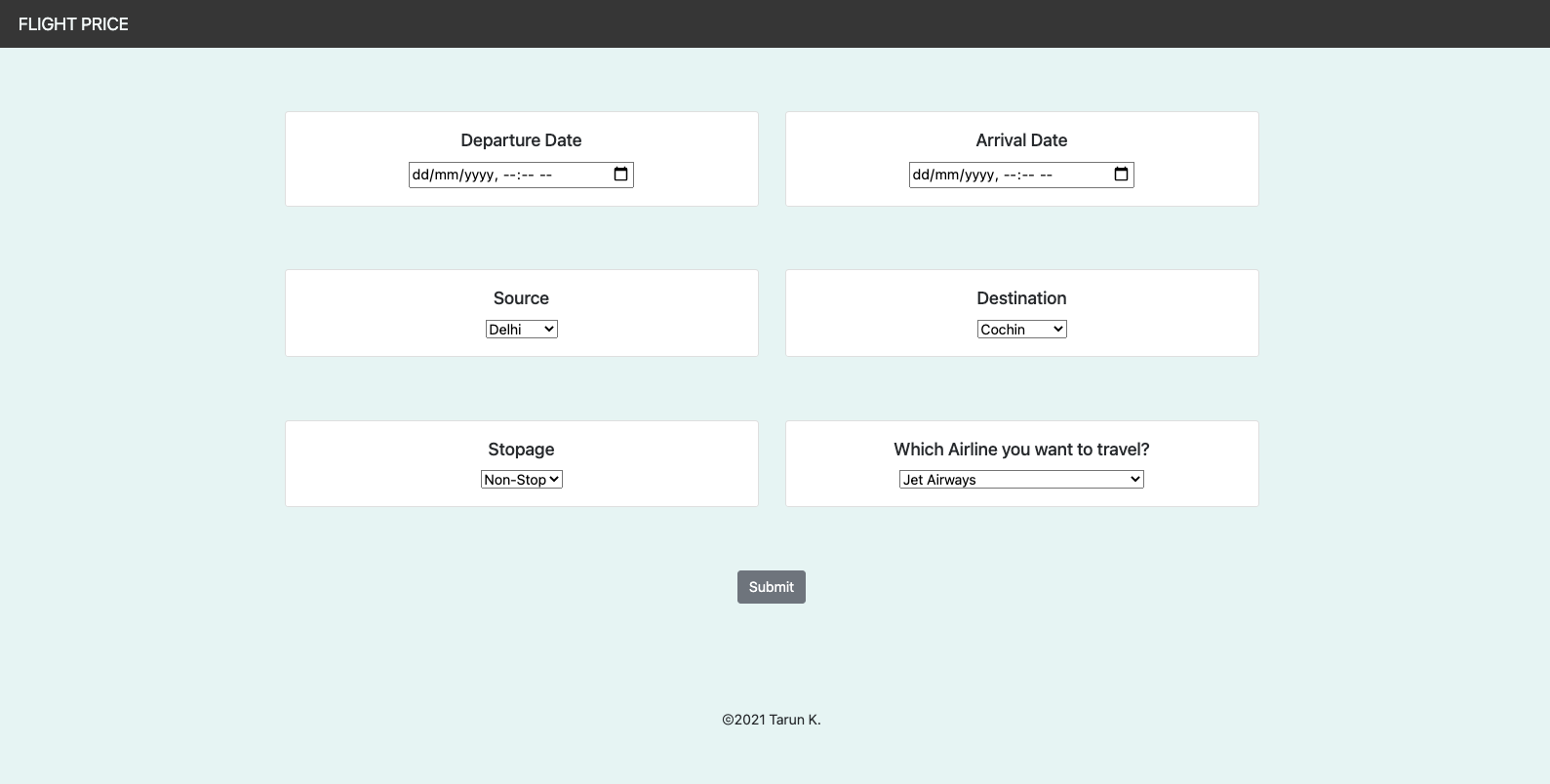 GitHub - Priya-38/Flight-Fare-Prediction: In this project, we'll be ...