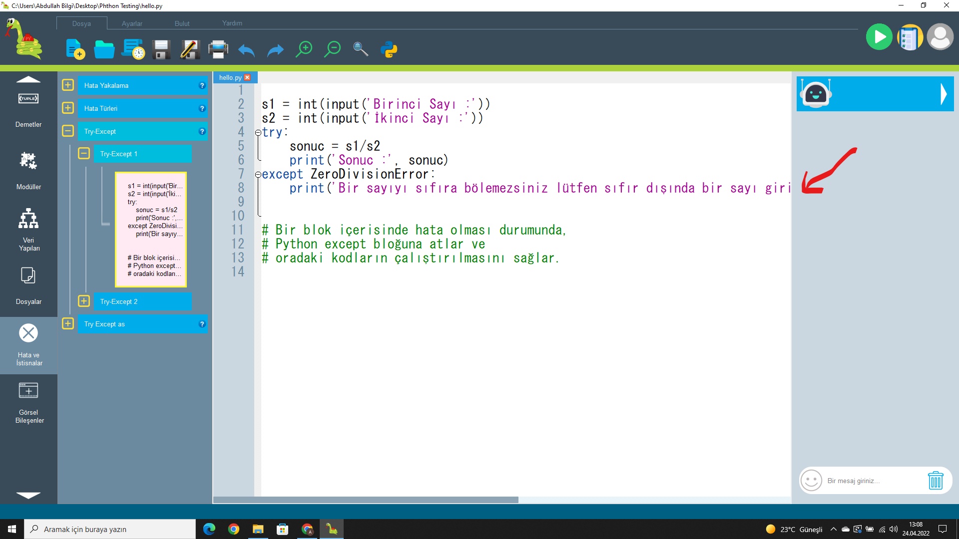 Yeni Özellik : · Issue #53 · ttbilgin/PyNar_Hata_Raporlama · GitHub