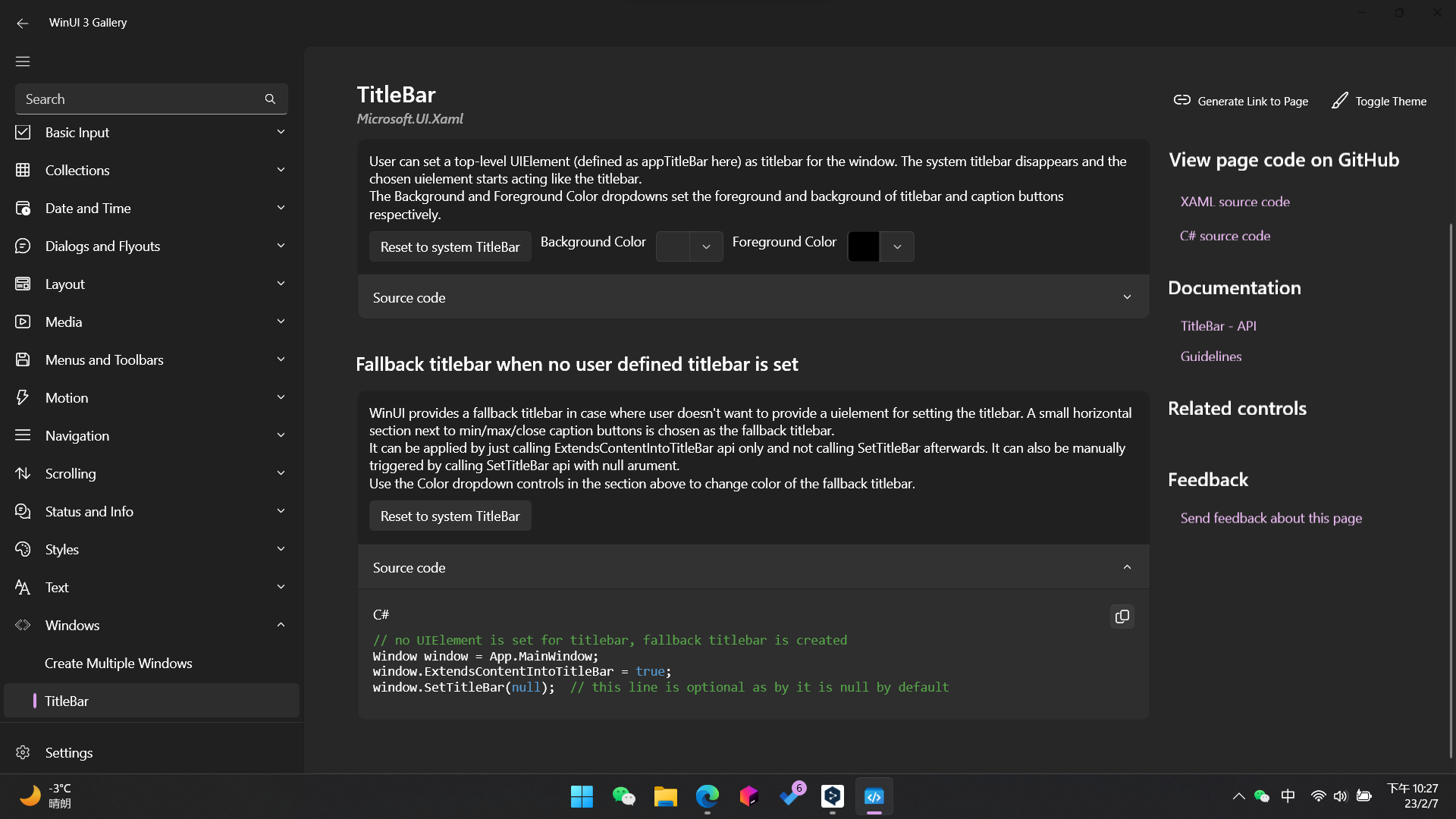 Bug Title · Issue 1187 · Microsoftwinui Gallery · Github 