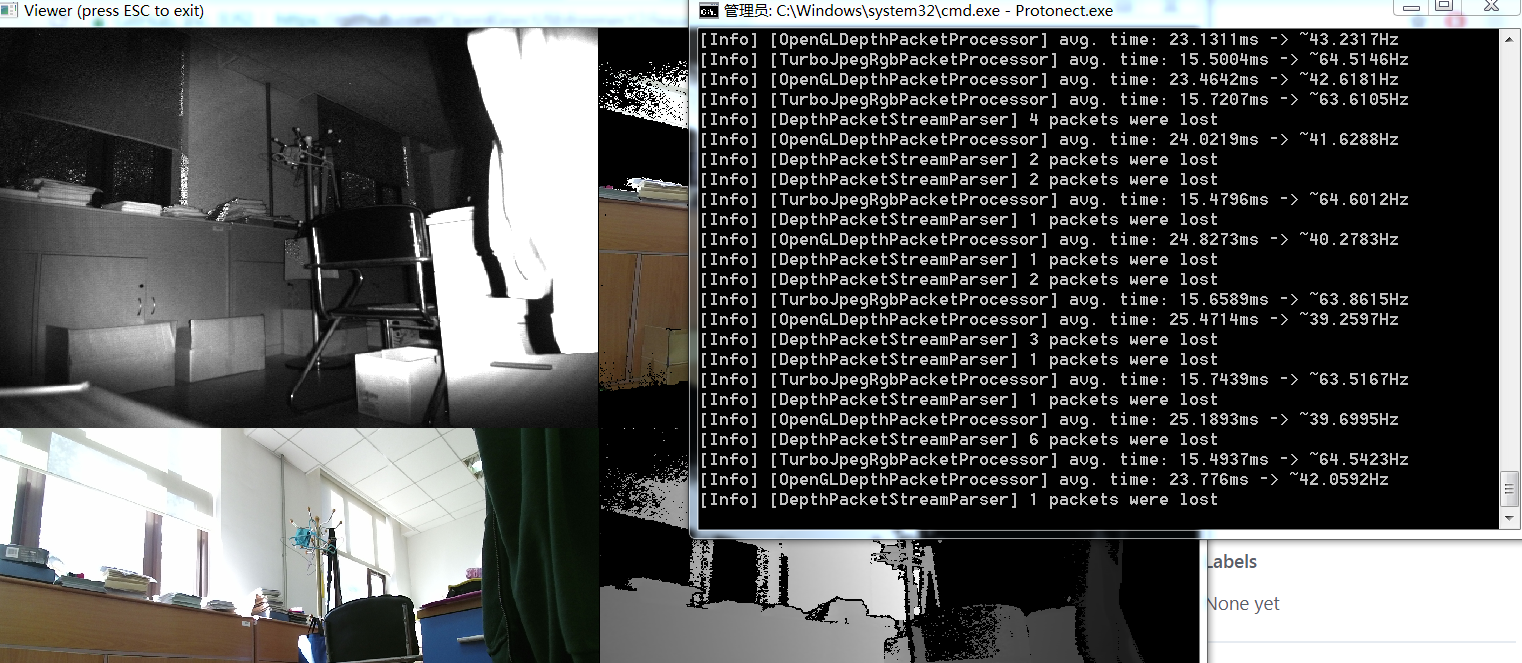 Always Outputs Packets Were Lost · Issue 1030 · Openkinect Libfreenect2 · Github