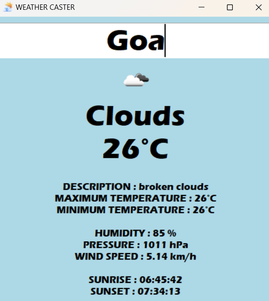 GitHub - ROSHAN-KHANDAGALE/Weather-Caster: Weather Caster is a simple Weather Forecast ...