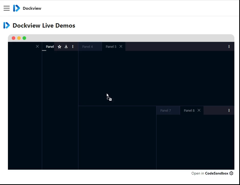 Resizing A Panel Sometimes Gets Stuck Dragging Forever · Issue 249 · Mathuo Dockview · Github