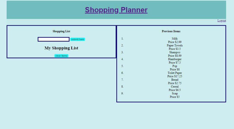 GitHub - wilhelmm01/shopping-list