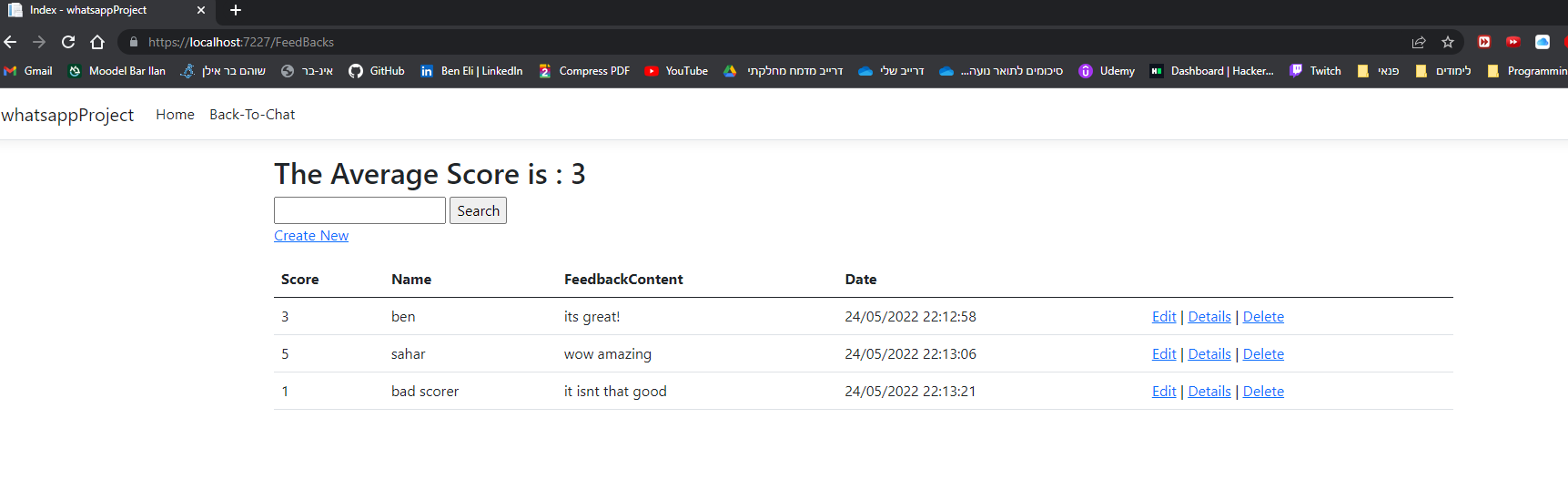 GitHub - BenEli1/WhatsappServer: Whatsapp project backend - DB(MySQL ...