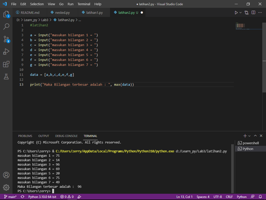 GitHub - SatrioPratama75/Lab3