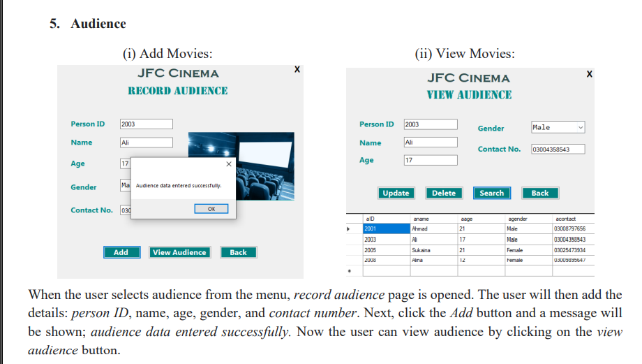 GitHub - ImamaRahmani/Cinema-Management-System: For thousands of people ...