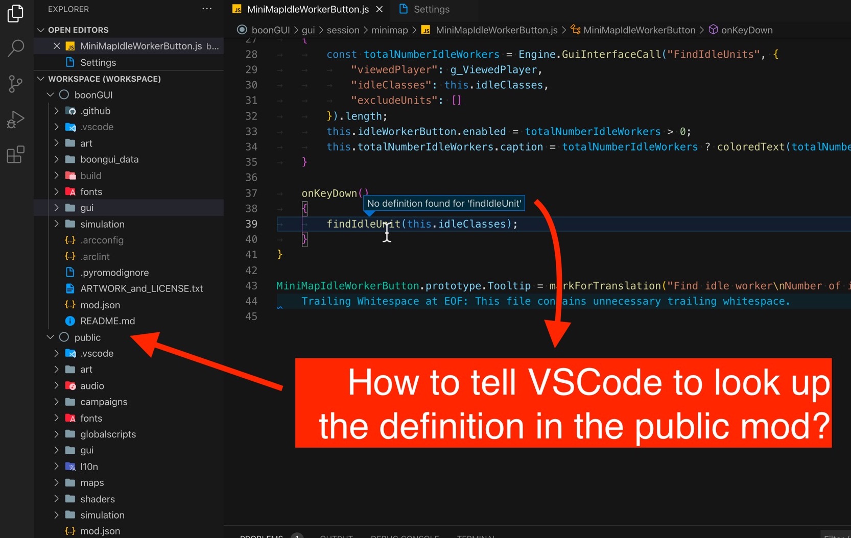 Display all definitions/implementations and references in a multi-root workspace. · Issue #8449 ...