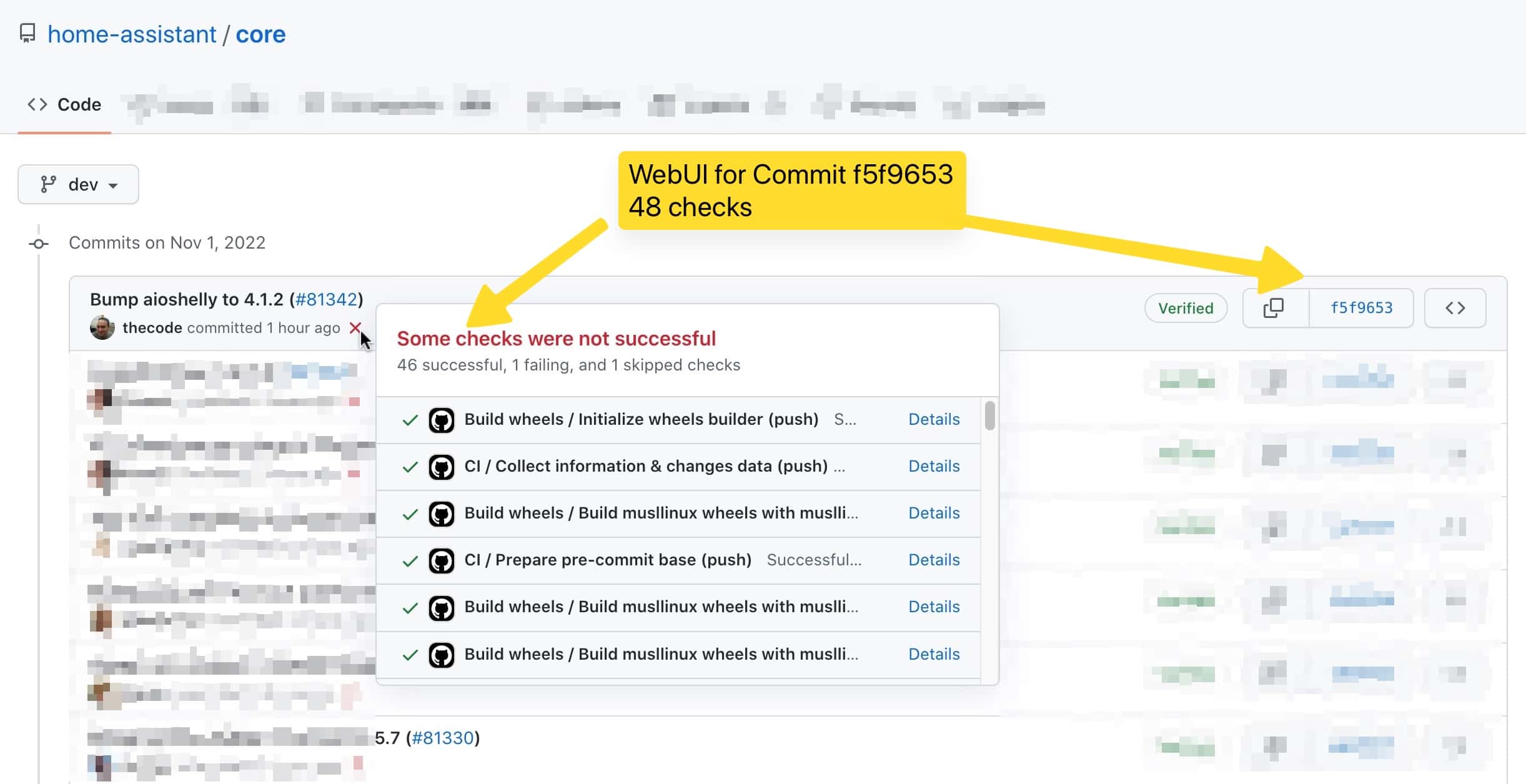 How to get the list of statuses shown for a commit in the GitHub UI ...